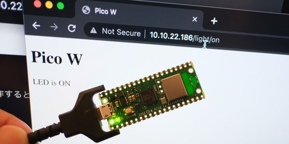 Raspberry Pi Pico W で無線Lチカ